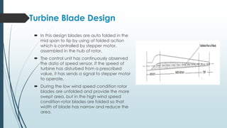 Design of Adjustable Blade Wind Turbine for Constant Generated Power | PPTX