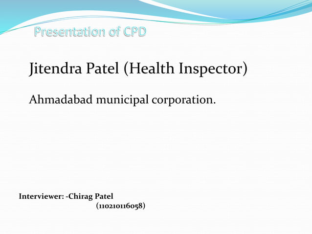 Chirag Patel | PPT