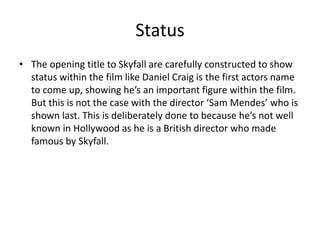 skyfall - Opening Credits | PPTX