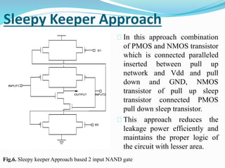 low pw and leakage current techniques for cmos circuits | PPTX