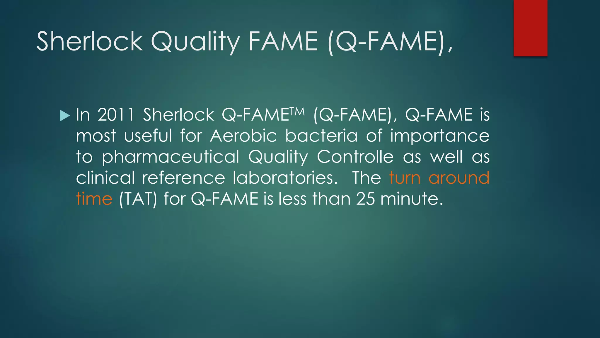 FAME (Fatty Acid Methyle ester) analysis | PDF