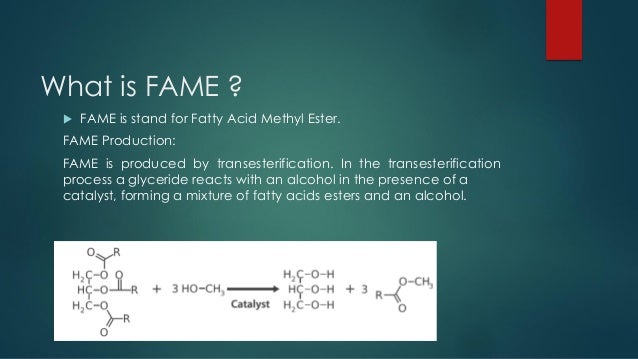 FAME (Fatty Acid Methyle ester) analysis