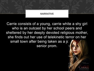 carrie film case study | PPTX