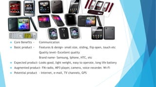 Presentation on product levels, product mix, Consumer goods ...