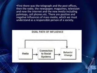 Social impact of Massmedia | PPT
