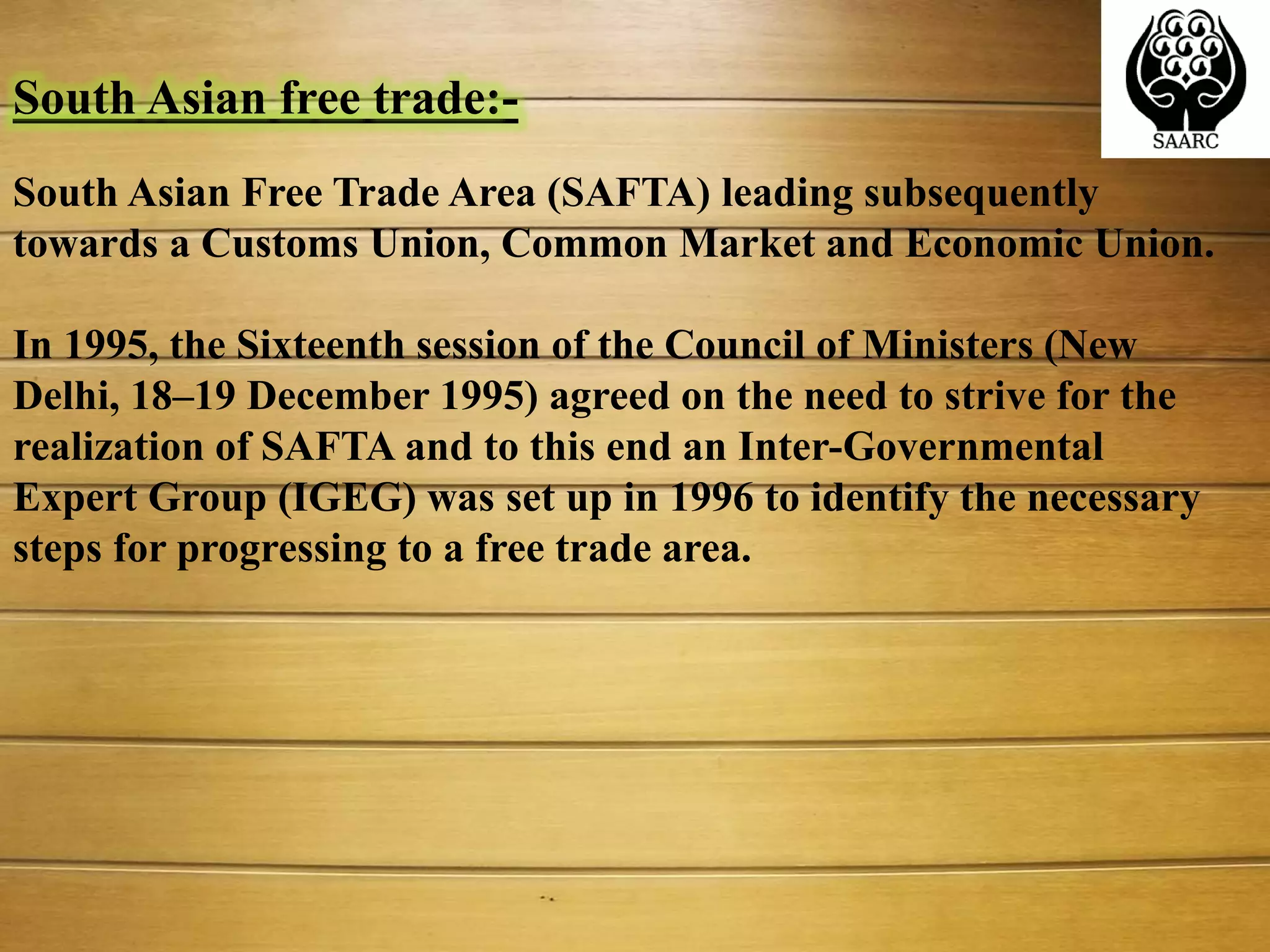 SAARC TRADE | PPTX