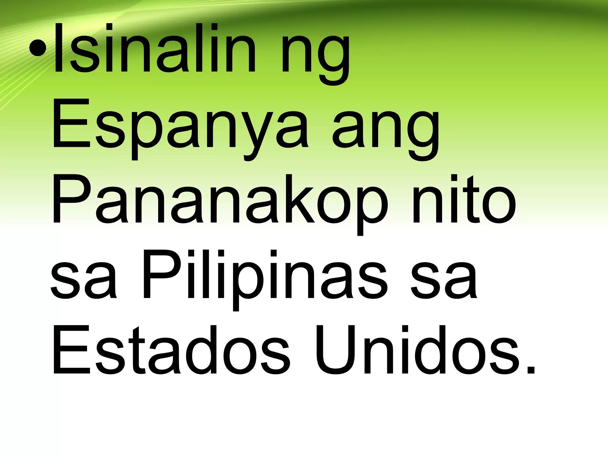 Ang Layunin ng mga Amerikano | PPT