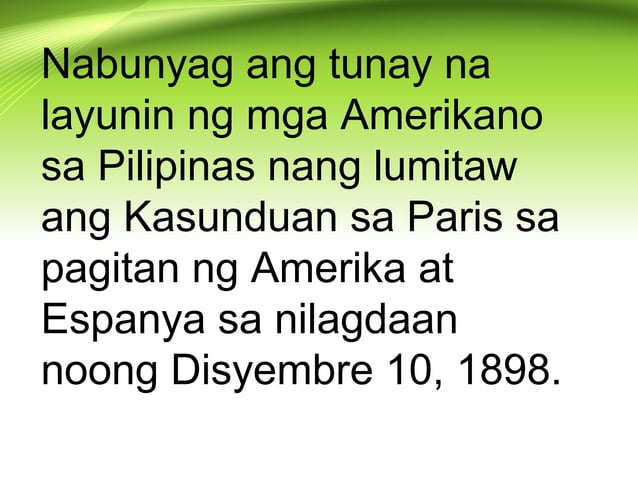 Ang Layunin ng mga Amerikano | PPT