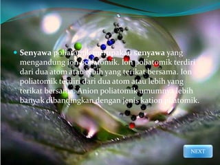 tata nama senyawa organik dan anorganik | PPT