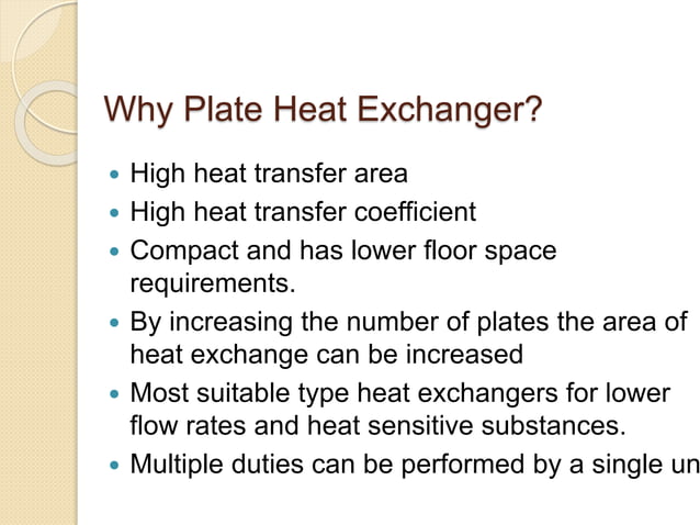 Design Considerations for Plate Type Heat Exchanger | PPTX | Physics ...