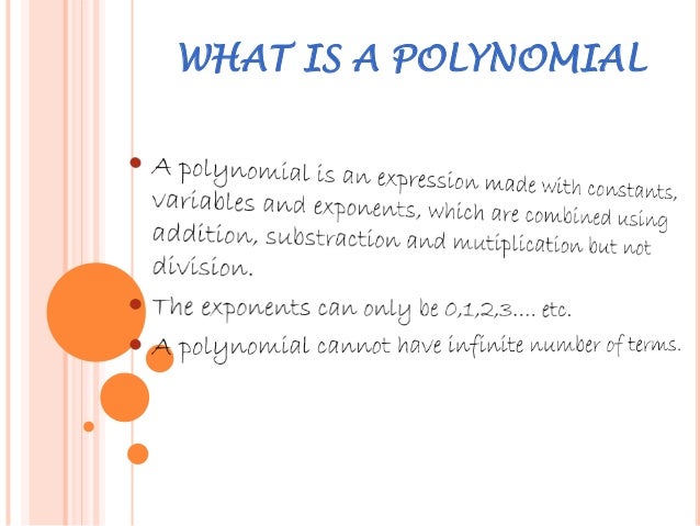 polynomials