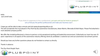 Plus Point People | PPT