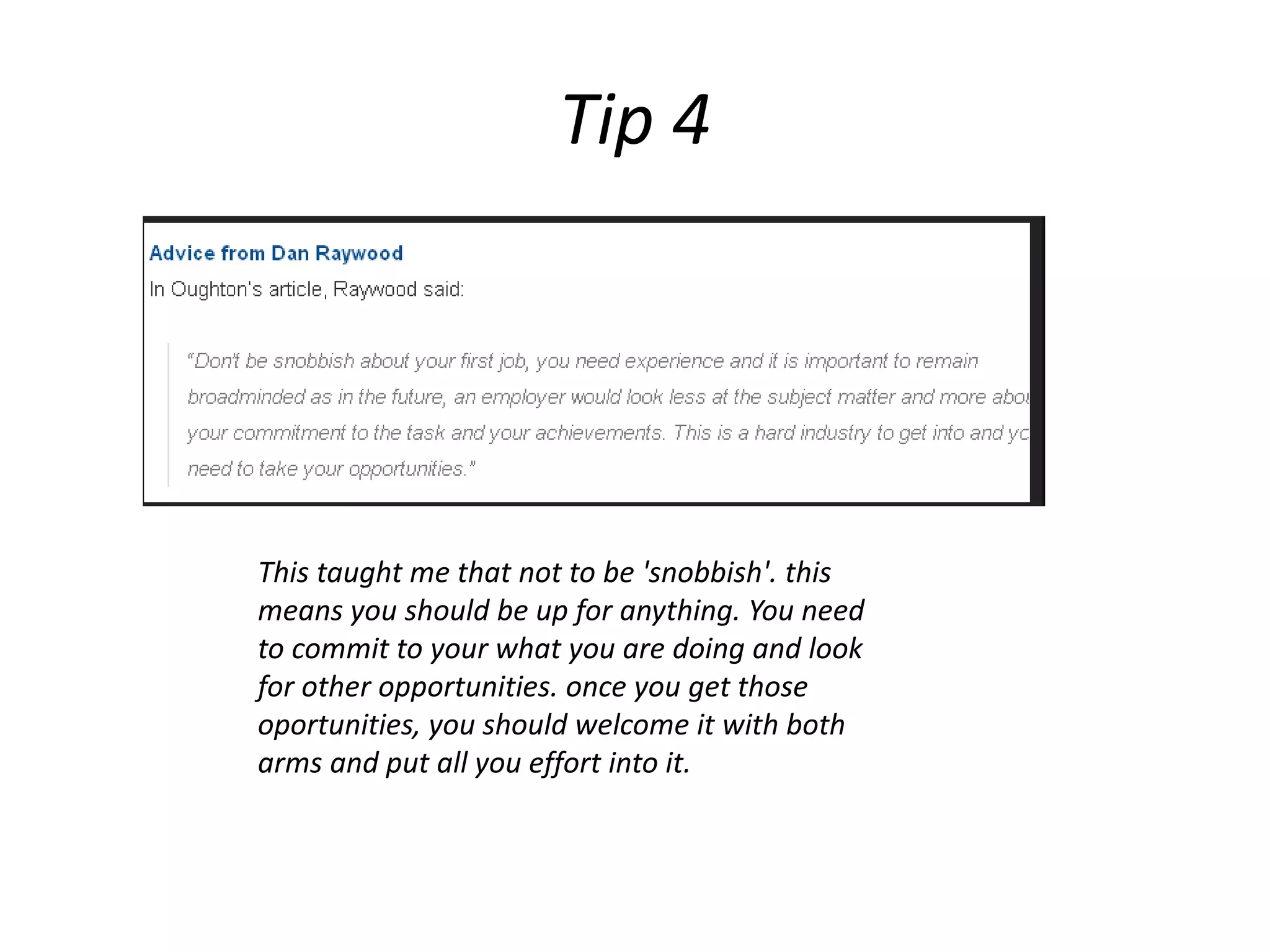 Top Tips for journalists | PPT