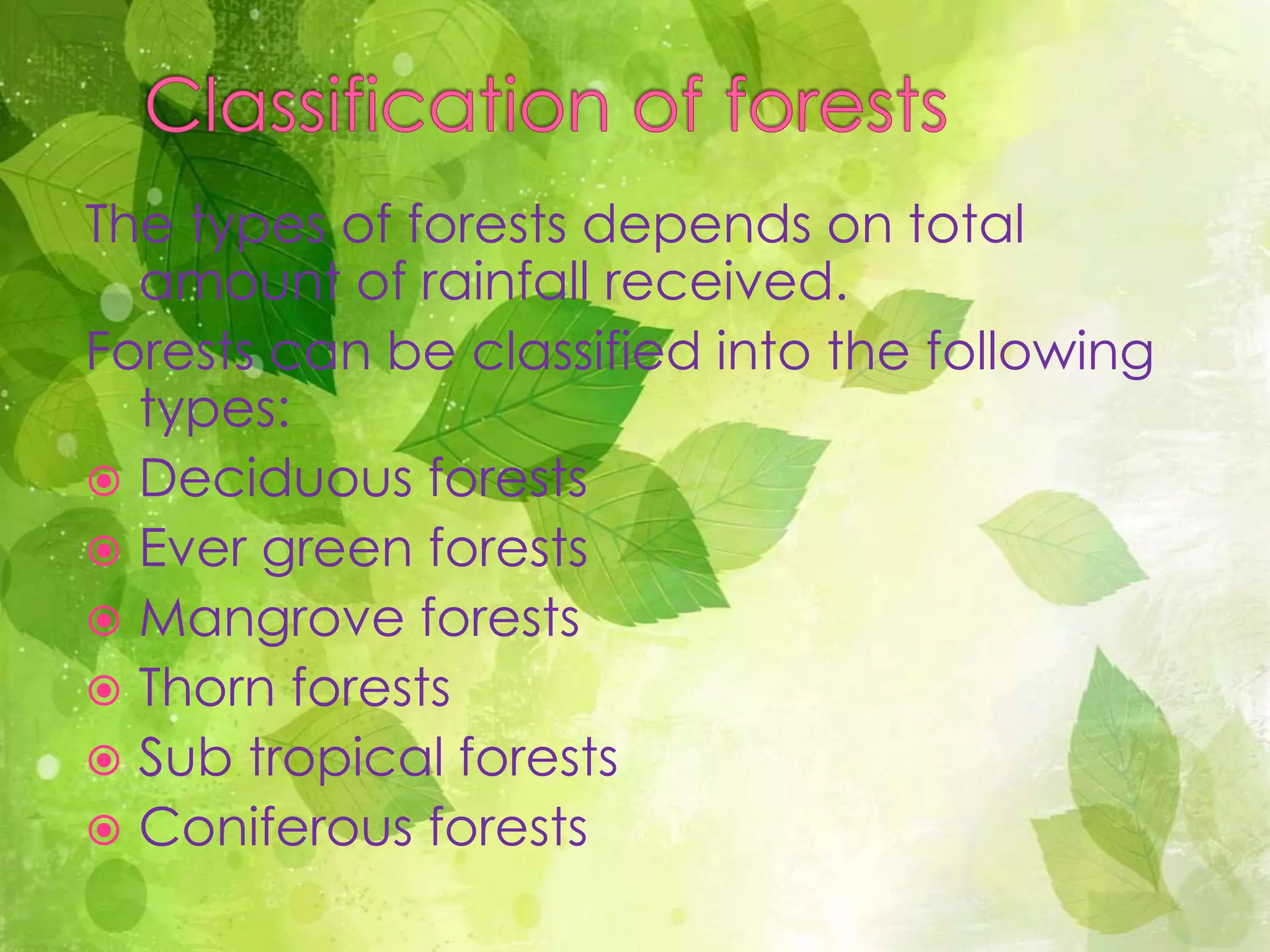 Indian forets | PPTX