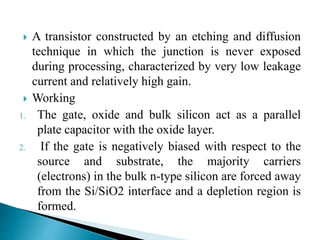 tri gate transistors | PPTX