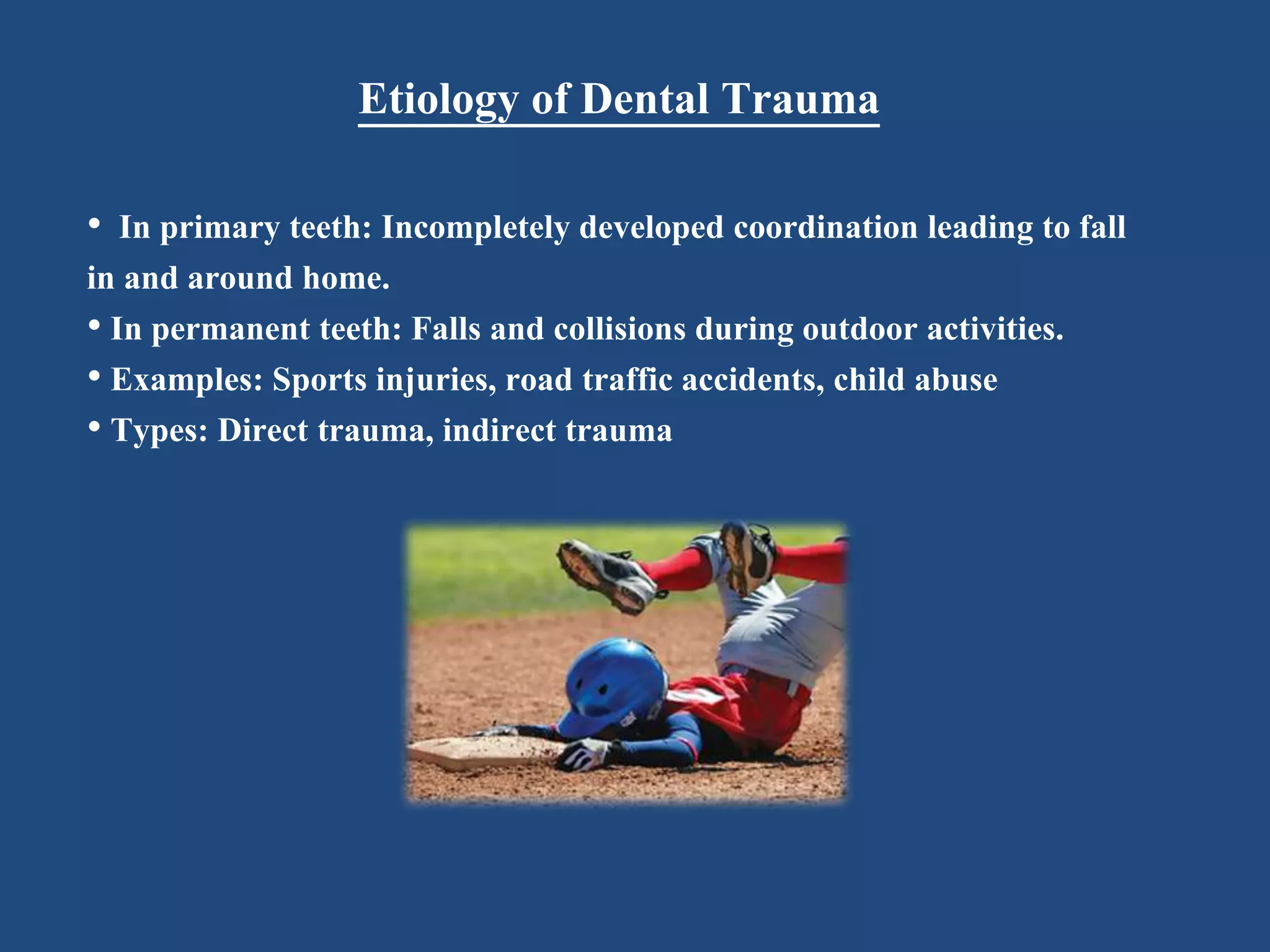 Trauma To Primary Teeth | PPTX