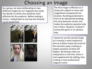 Editing of Magazine Image | PPT