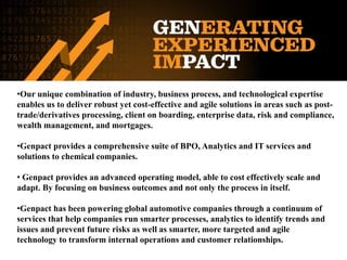 Genpact | PPT