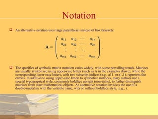Matrix and Matrices | PPT