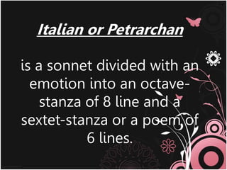 TYPES OF ,LYRIC POETRY | PPTX