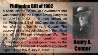 Organic Laws Implemented in The Philippines and Heroes | PPT