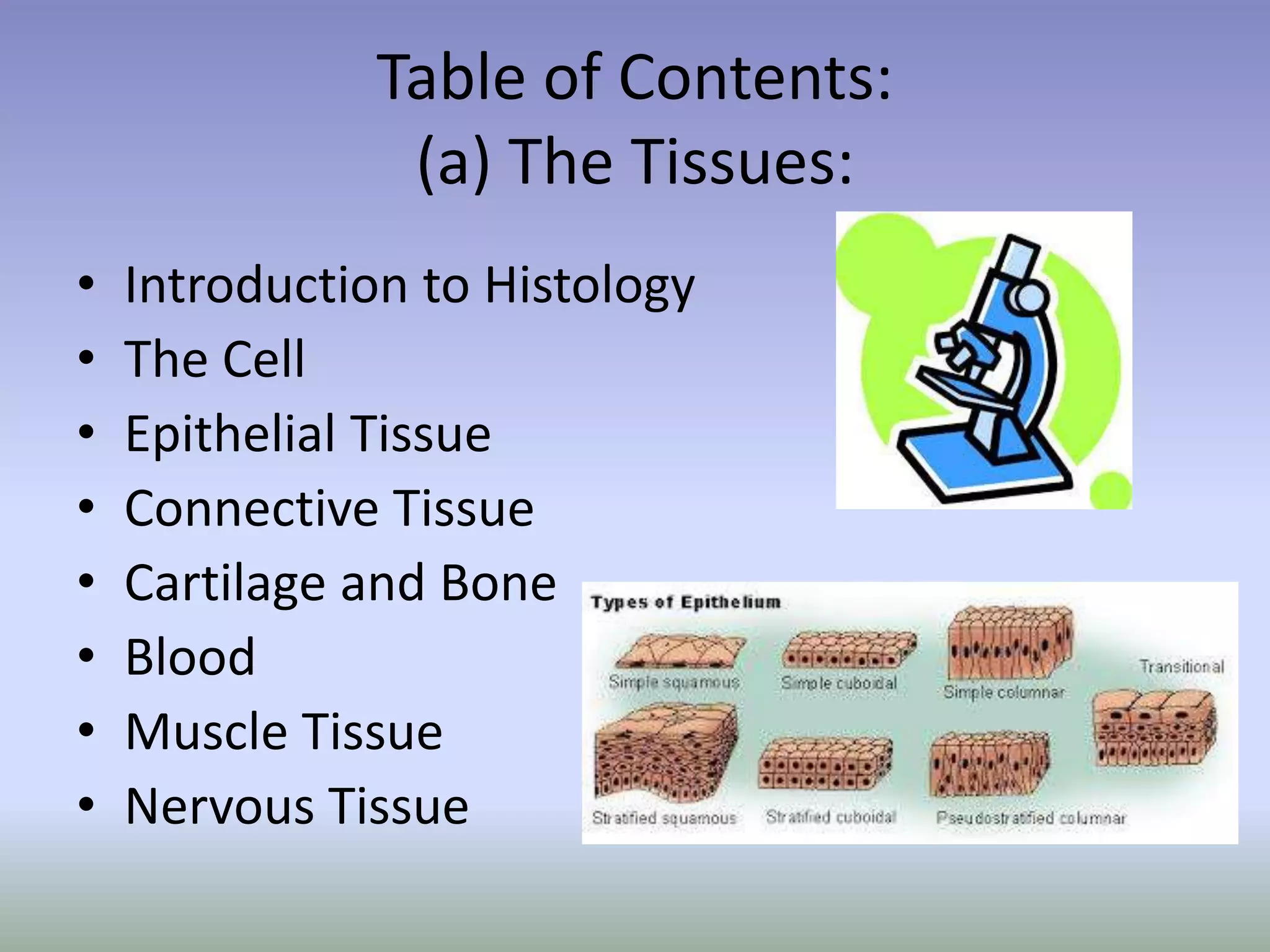 Histology Made Easy: Chap 1: Introduction to Histology | PPTX