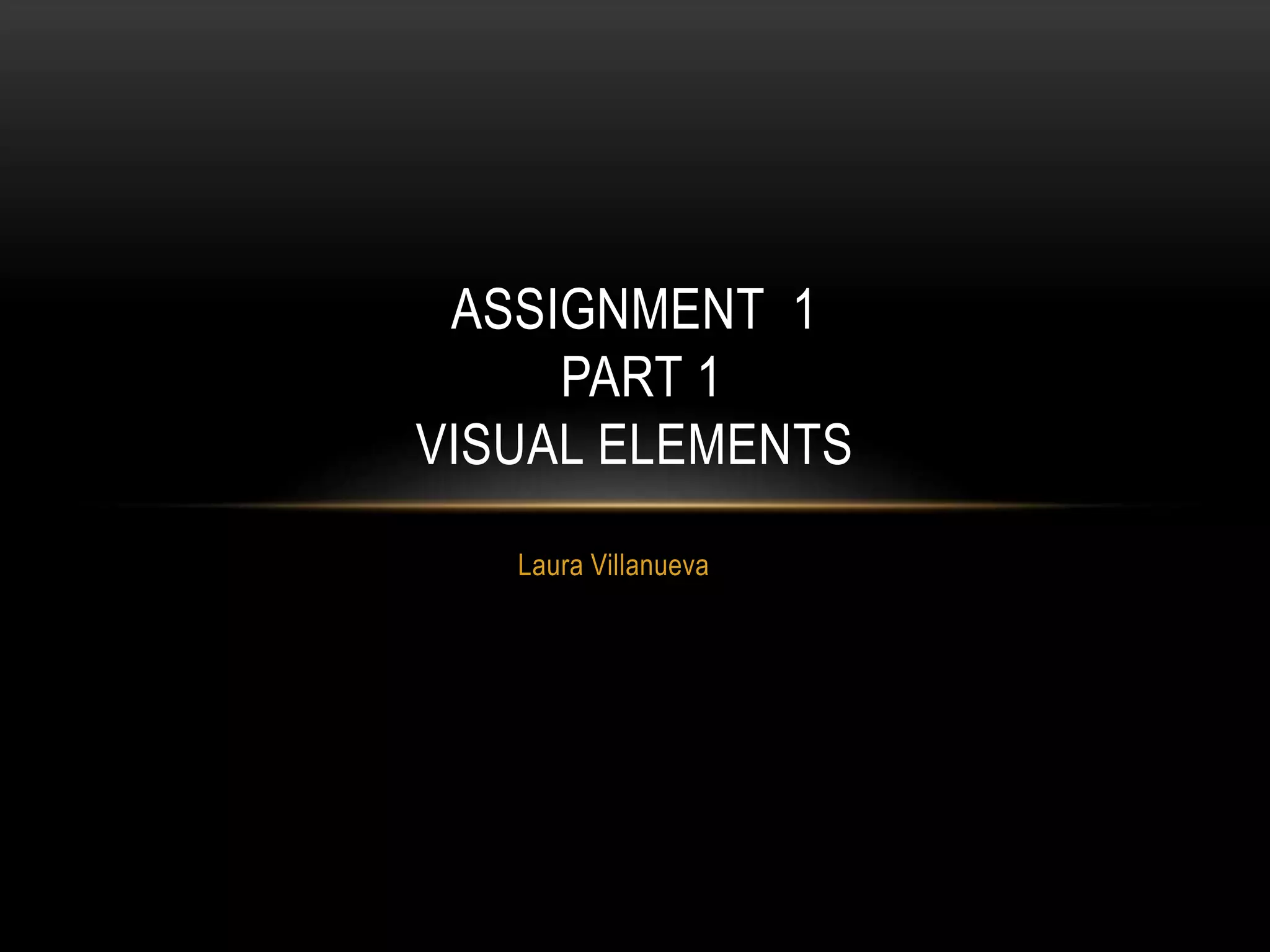 Assignment 1 | PPT