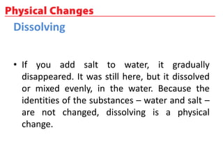 Grade 7 chapter 10 lesson 03 physical change | PPT