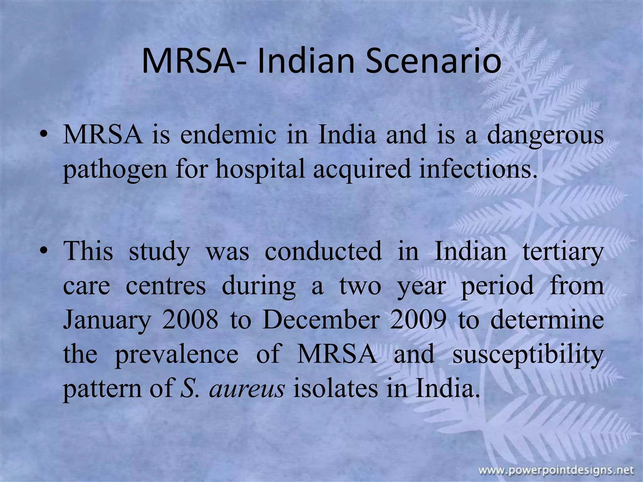 MRSA | PPTX
