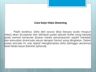 Media Streaming | PPTX