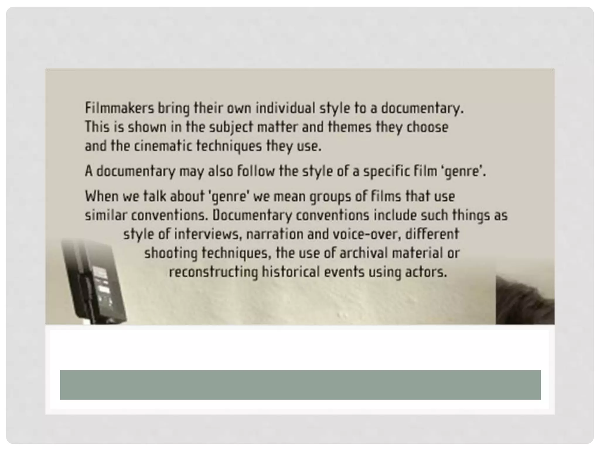 Documentary Genre and Style | PPT