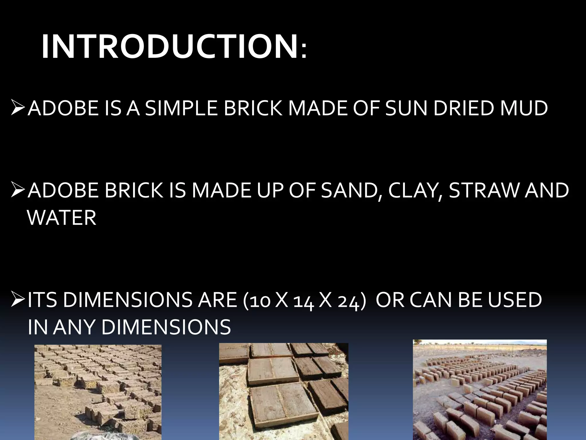 Adobe construction | PPTX