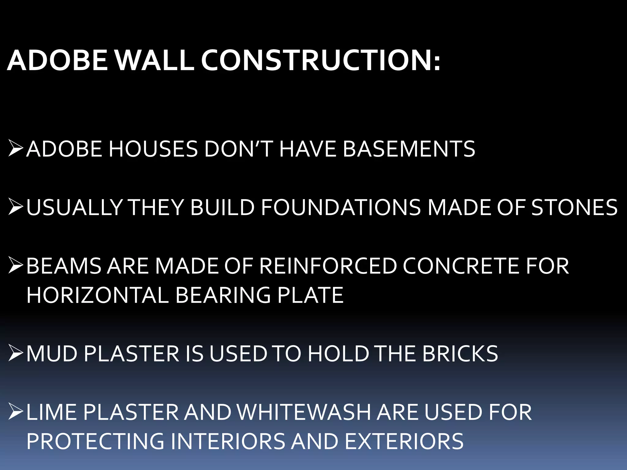 Adobe construction | PPTX