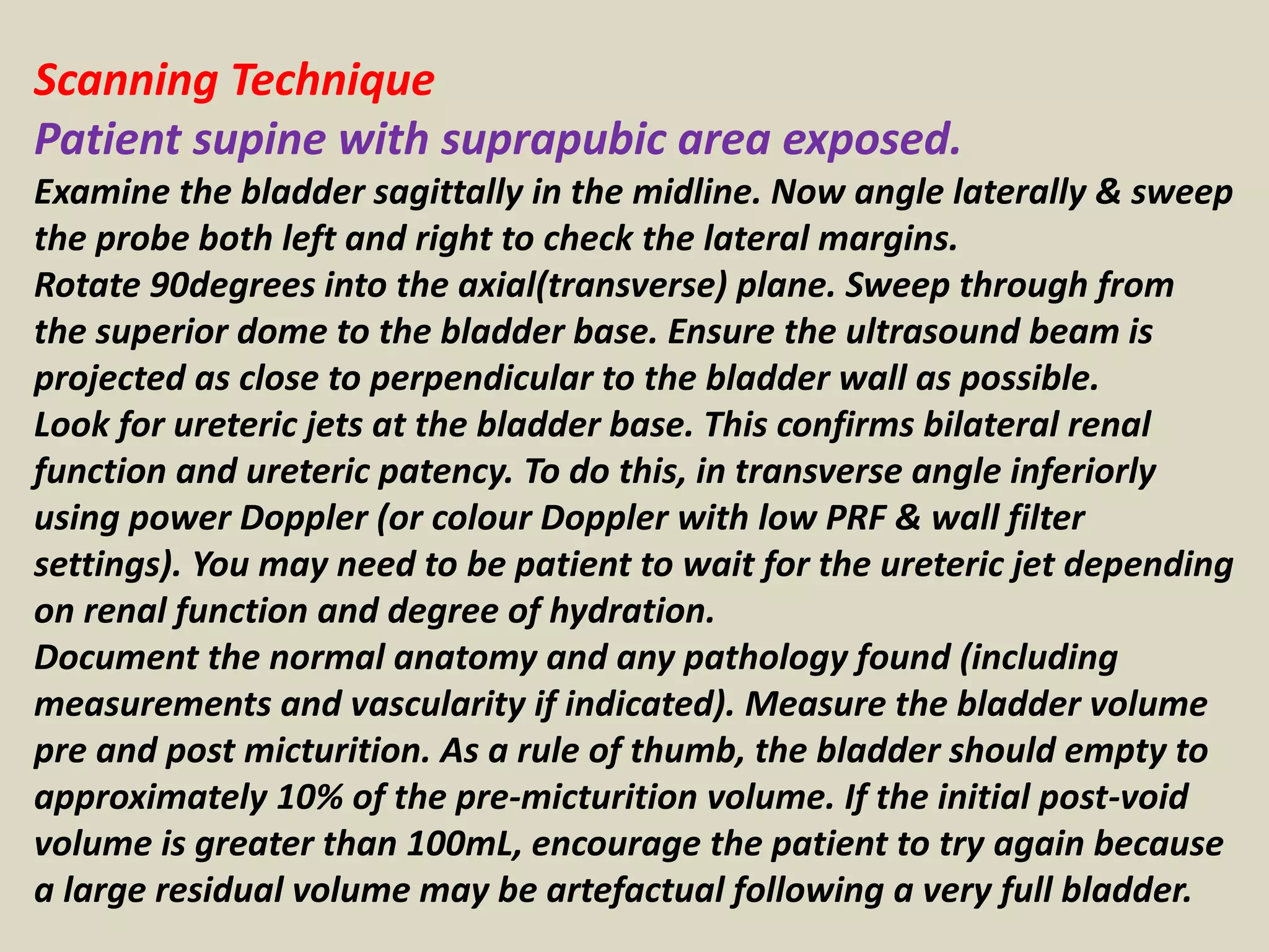 Presentation1.pptx, ultrasound examination of the urinary bladder and ...