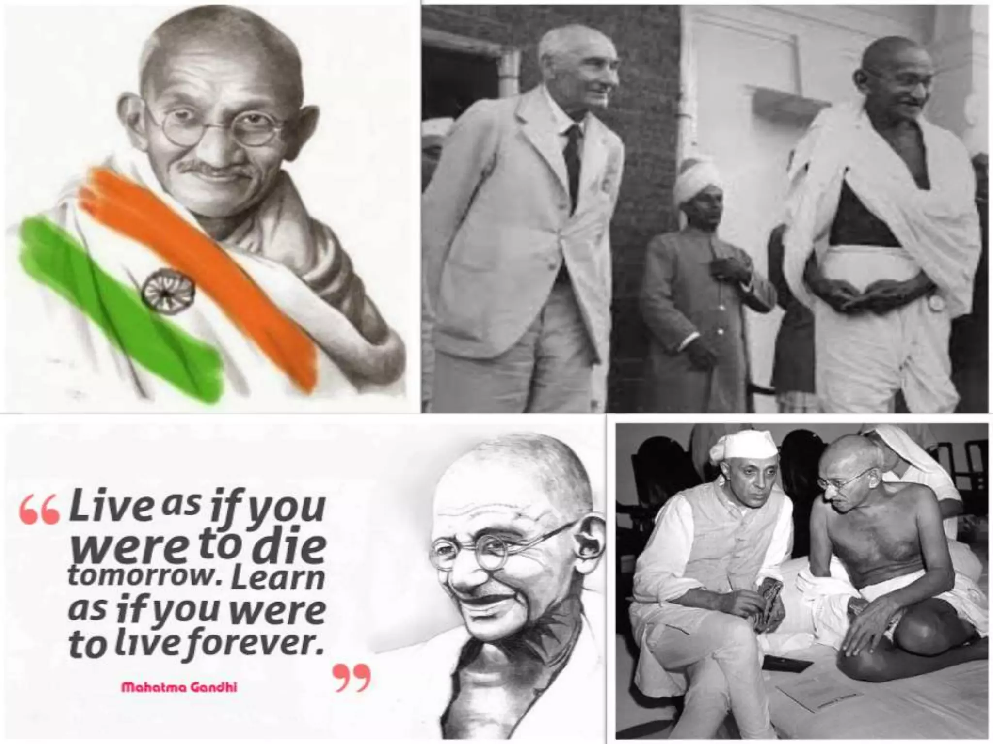 Mahatma Gandhi and Nelson Mandela under ISA - By the students of SBGJ ...