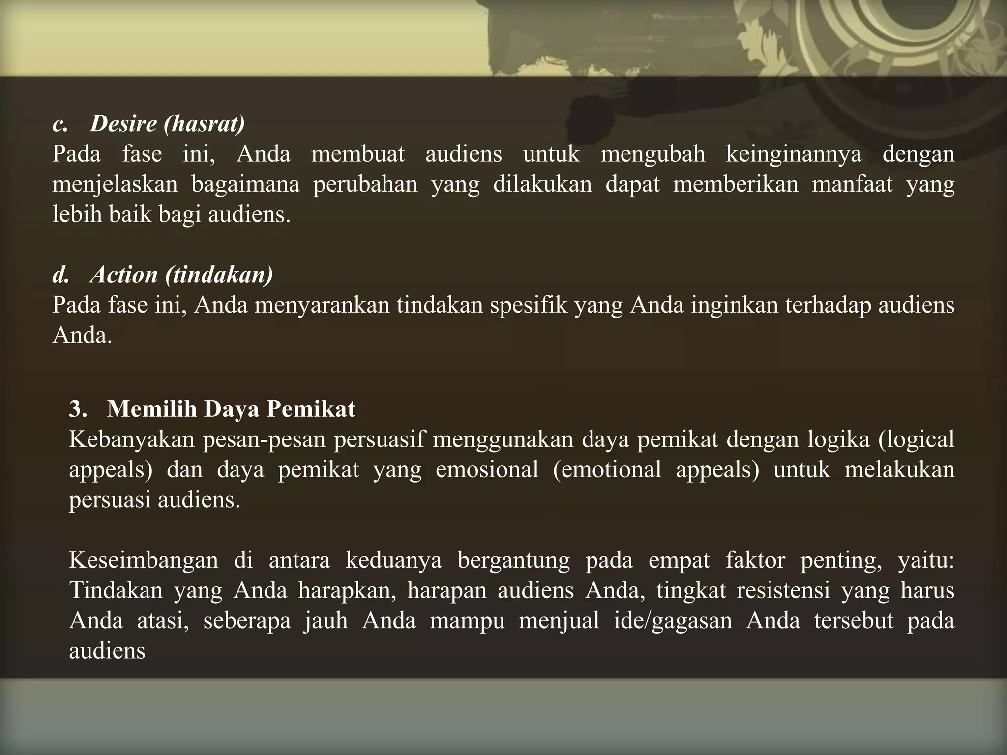 Penulisan Pesan Pesan Persuasif | PPTX