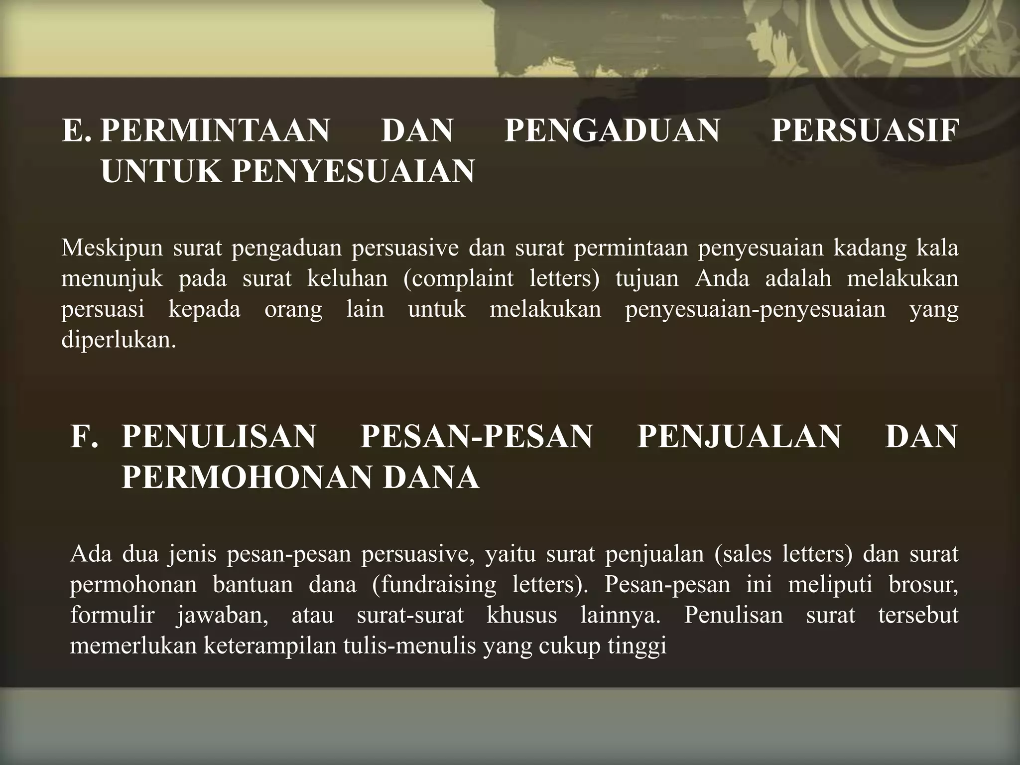 Penulisan Pesan Pesan Persuasif | PPTX