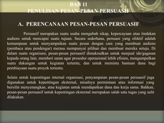 Penulisan Pesan Pesan Persuasif | PPTX