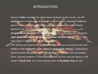 Classical Dance and Music under I | PPTX