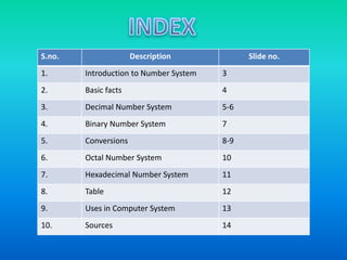 Number System | PPTX