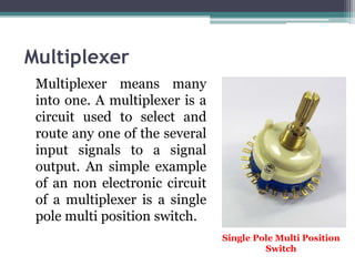 multiplexer and d-multiplexer | PPT