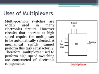 multiplexer and d-multiplexer | PPT