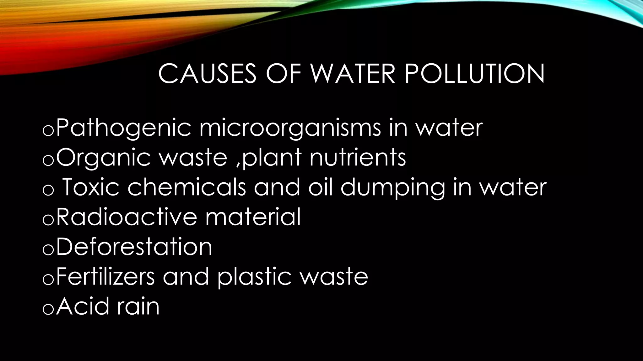 Water pollution | PPTX | Science