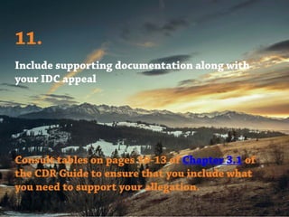 12 Steps to CDR Challenges | PPT