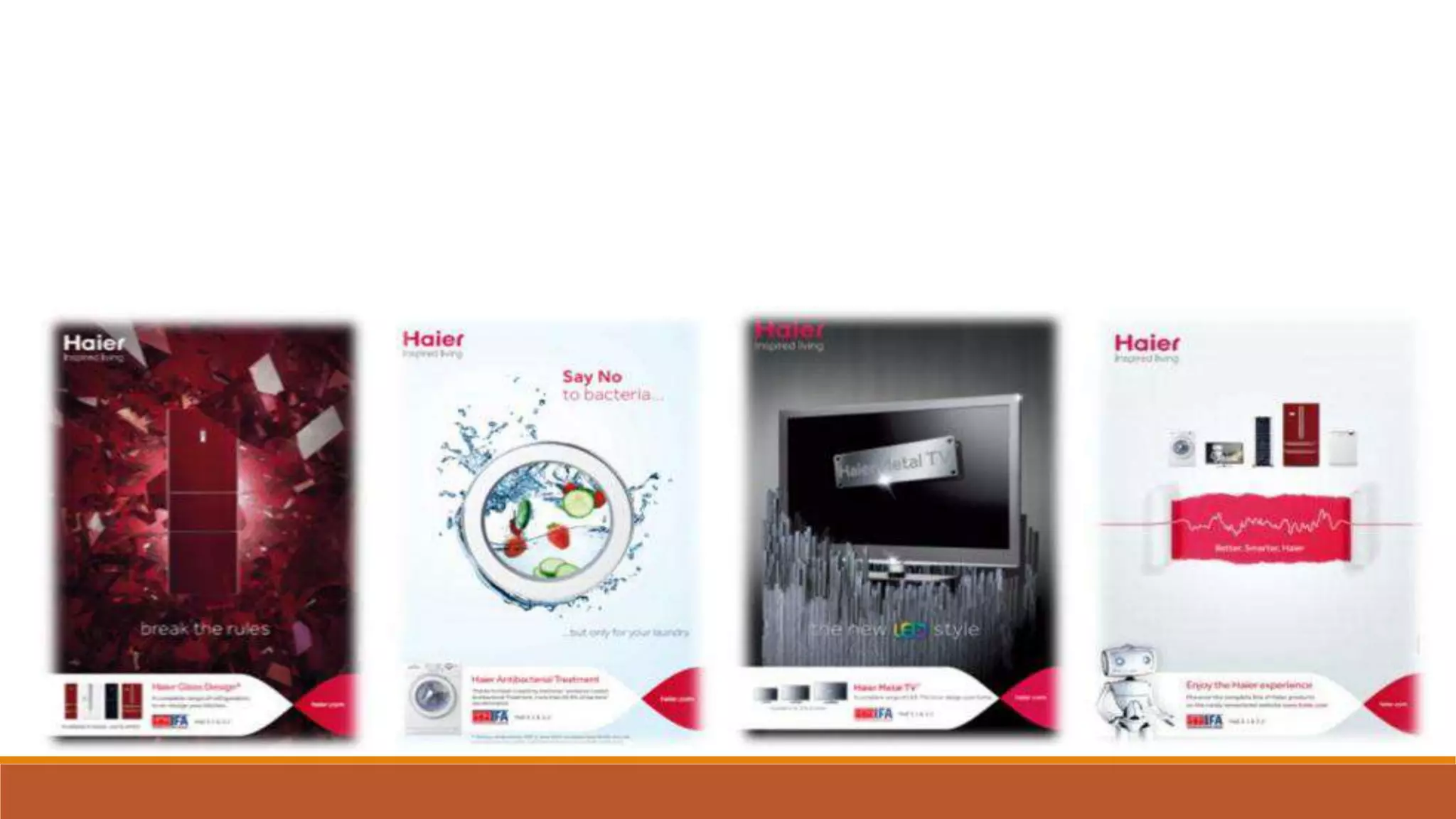 Innovation on Electronic products by Haier | PPTX