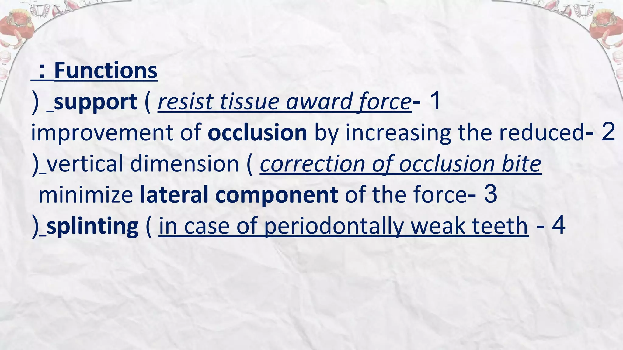 Rest and Rest Seat preparation..removable partial denture | PPT