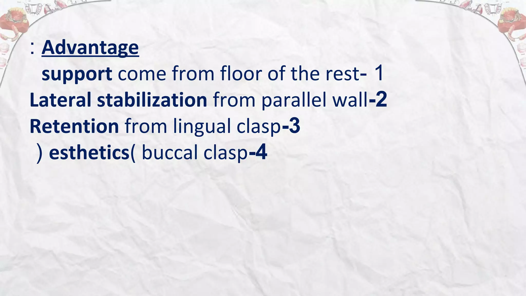 Rest and Rest Seat preparation..removable partial denture | PPT