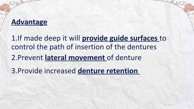 Rest and Rest Seat preparation..removable partial denture | PPT ...