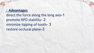 Rest and Rest Seat preparation..removable partial denture | PPT