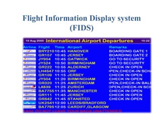 role of computers in airport | PPTX